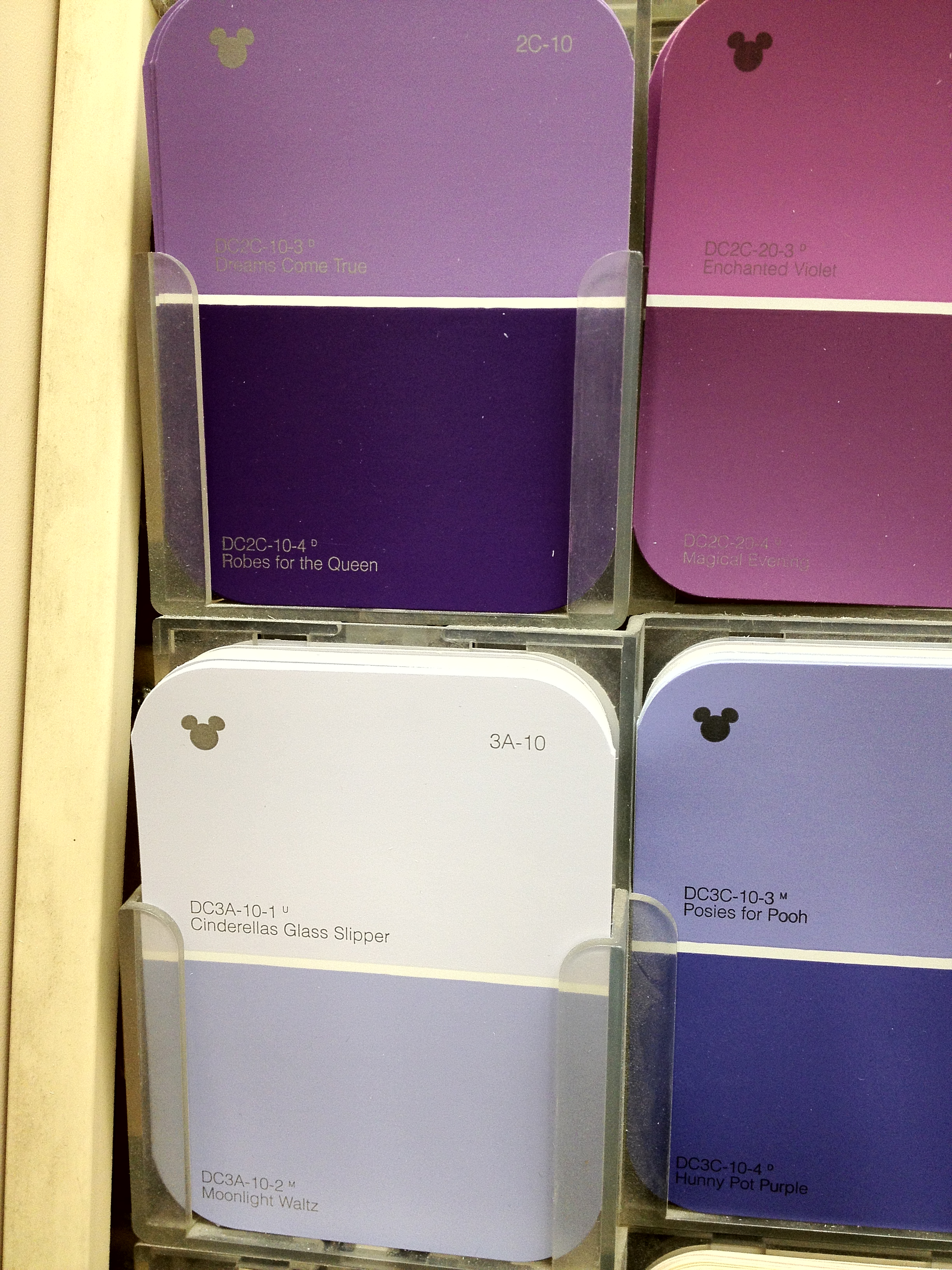 Disney Behr Paint Color Names
